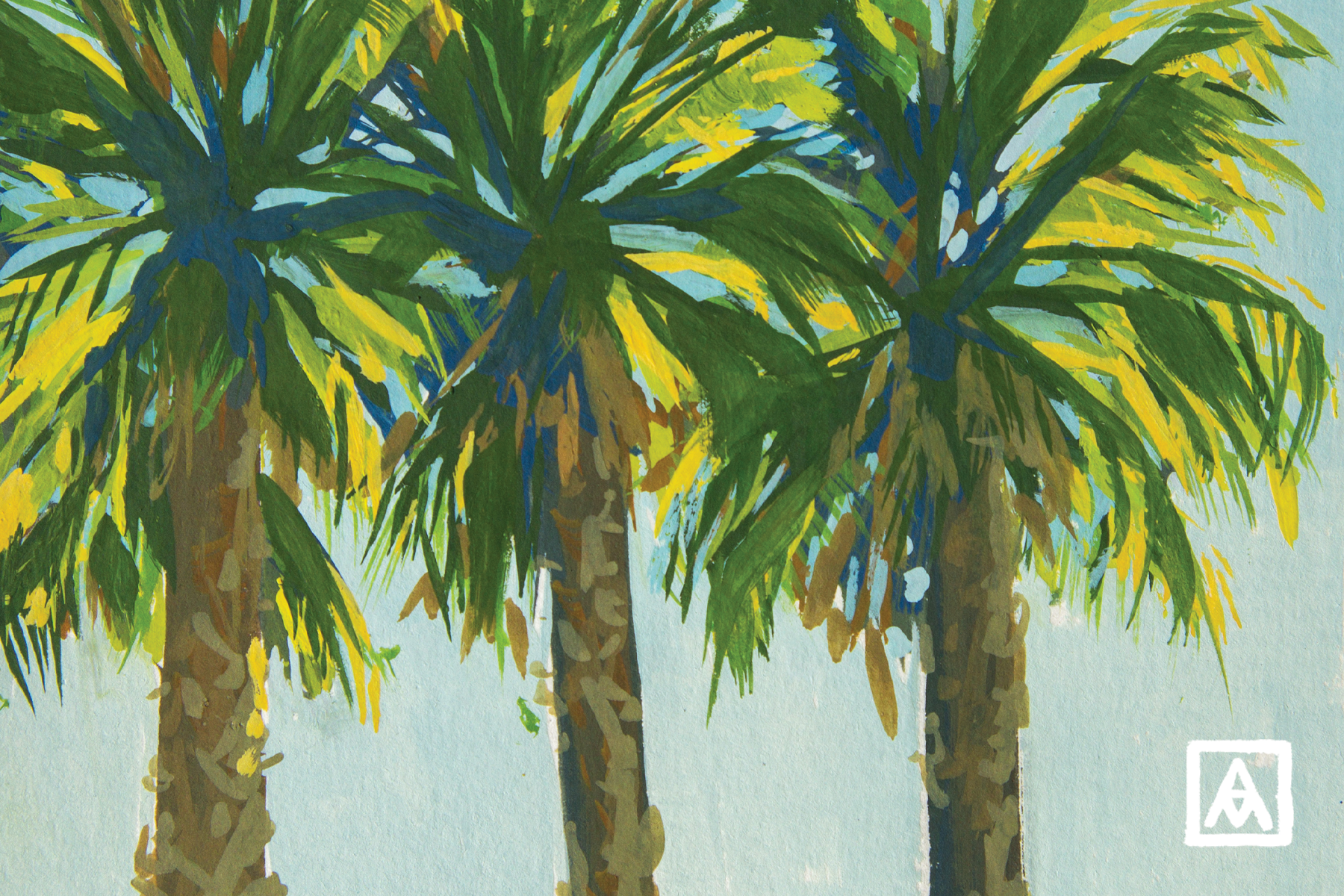 Three Palm Trees – Alyssa Minko Artworks